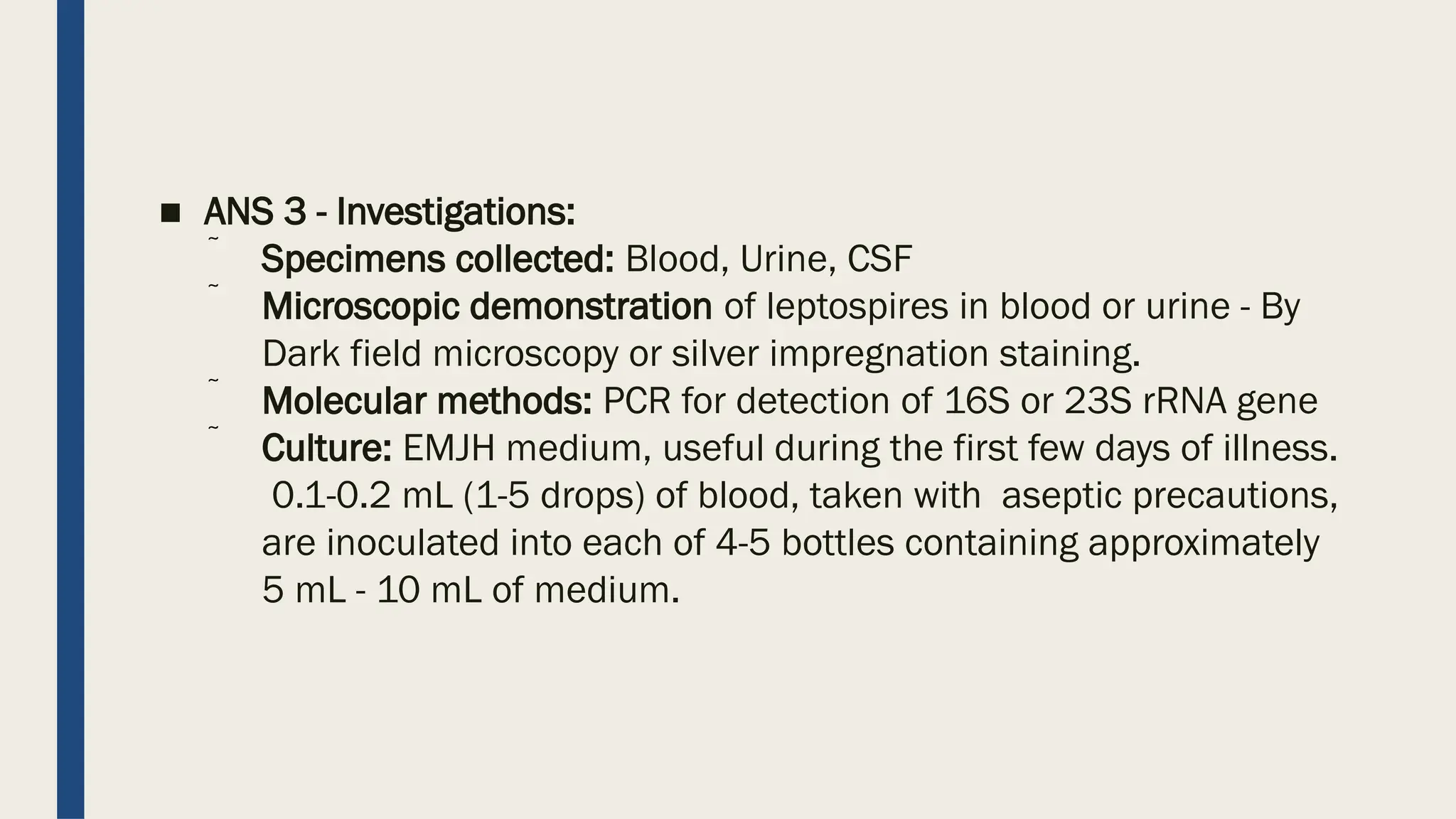 Leptospirosis along with few question and answers | PPTX