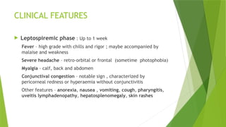 Tropical infections - LEPTOSPIROSIS.pptx