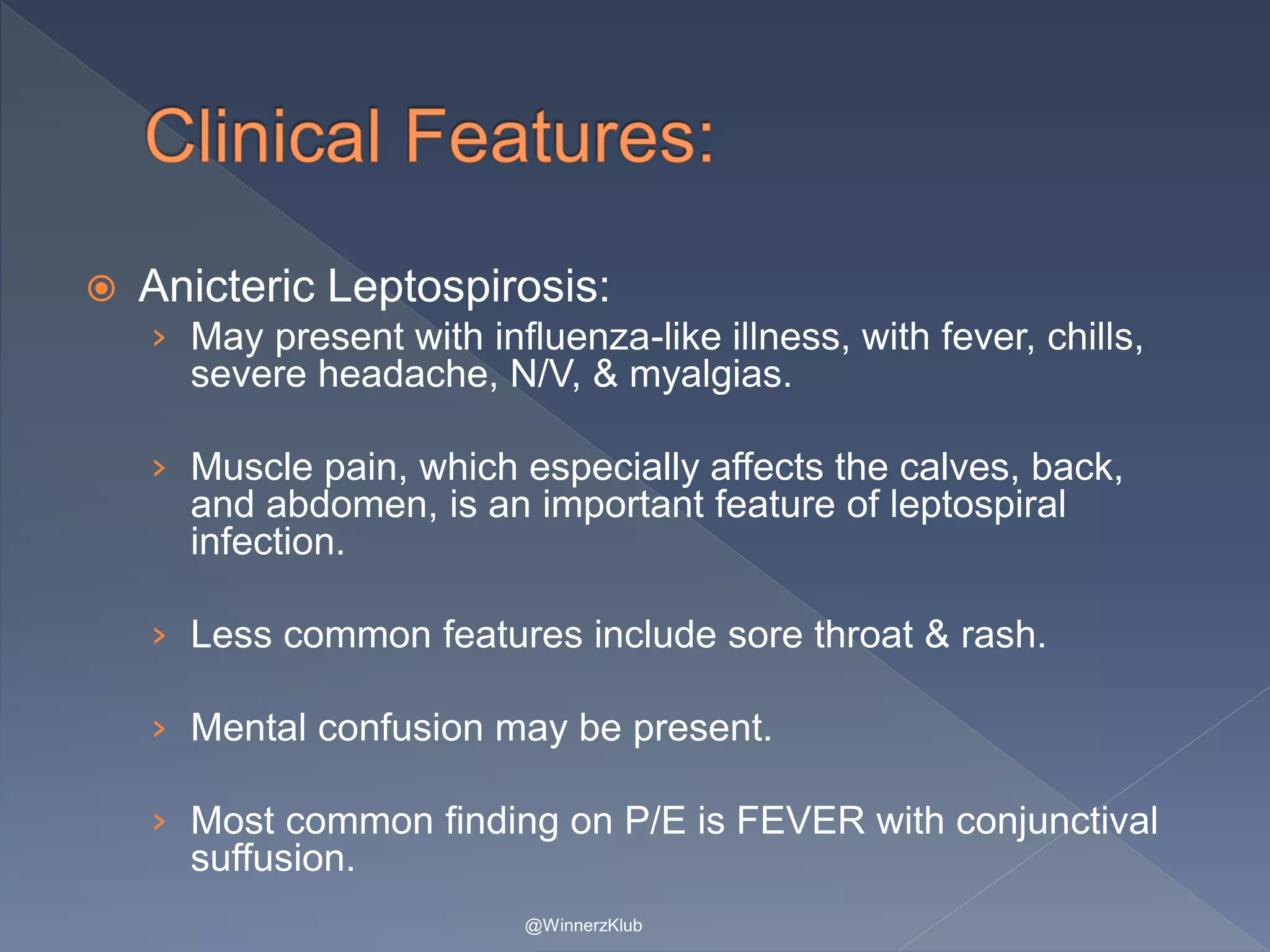 Leptospirosis 2k20 | PPTX