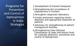 Leptospirosis prevention , Control | PDF
