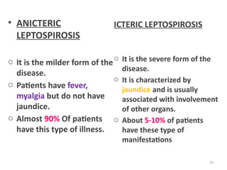 Leptospirosis and salmonellosis powerpointpptx | PPTX