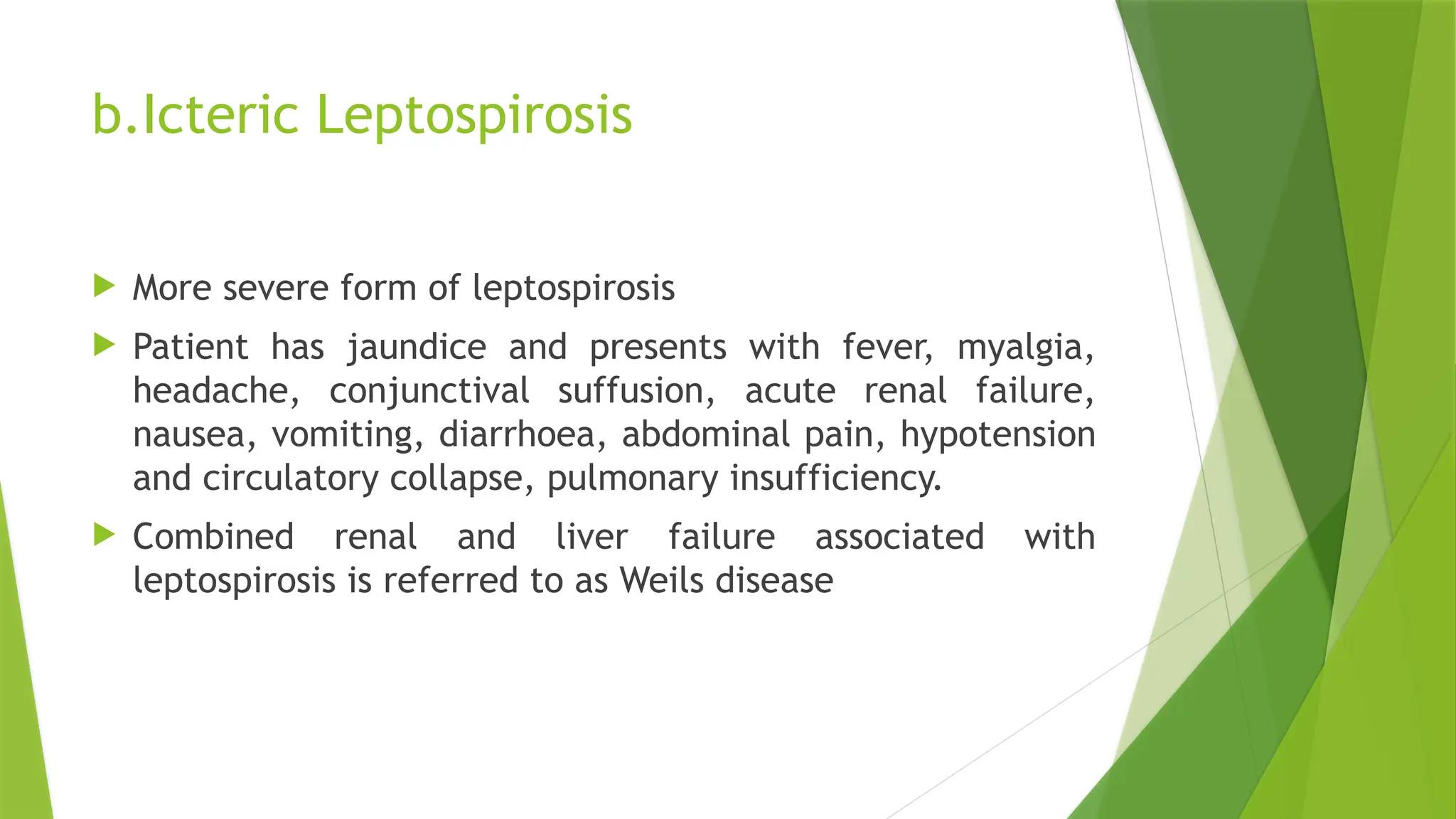Epidemiology and Management of Leptospirosis.pptx