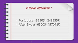 leqvio.pptx | Heart and Cardiovascular Diseases | Diseases and Conditions