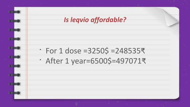 leqvio.pptx | Heart and Cardiovascular Diseases | Diseases and Conditions