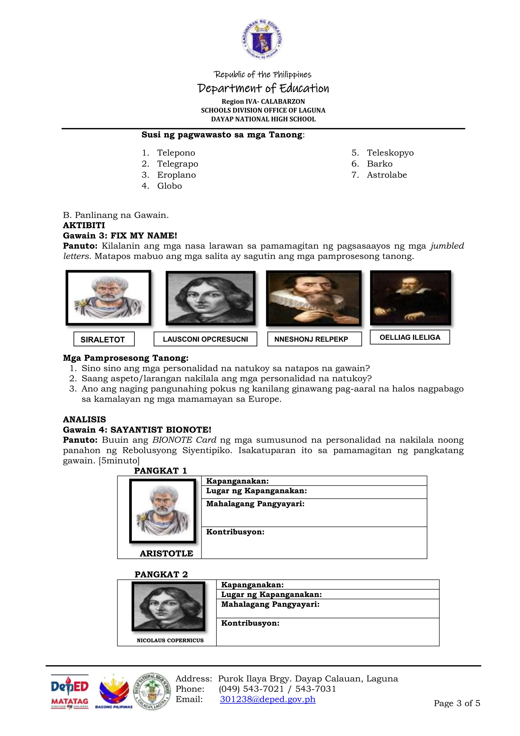 LESSON PLAN REBOLUSYONG-SIYENTIPIKO-Edited.docx