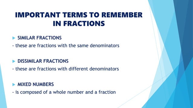 add and subtract similar fractions | PPTX