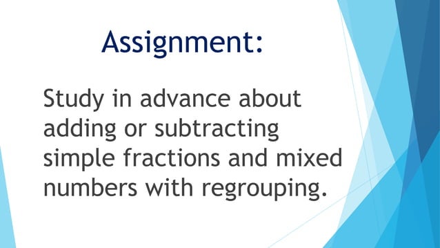 add and subtract similar fractions | PPTX