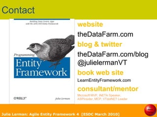 Julie Lerman Agile Entity Framework (March 2010) | PPTX