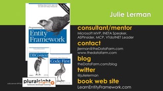 Julie Lerman: Entity Framework FTQs (Frequently Tweeted Questions) | PDF