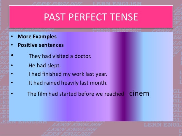 Past Perfect Tense Definition Useful Examples In