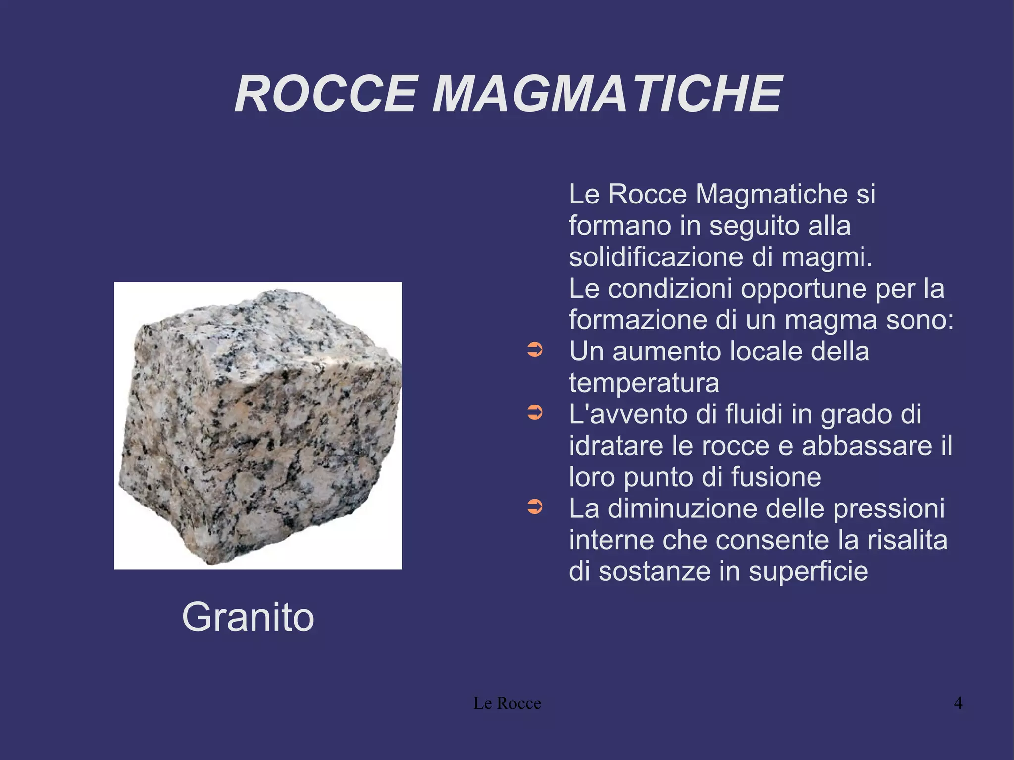 Le rocce presentazione power point | ODP