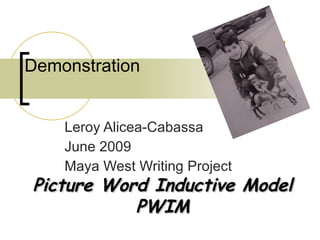 Picture Word Inductive Model | PPT