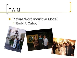 Picture Word Inductive Model | PPT