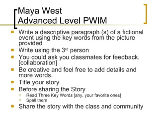 Picture Word Inductive Model | PPT