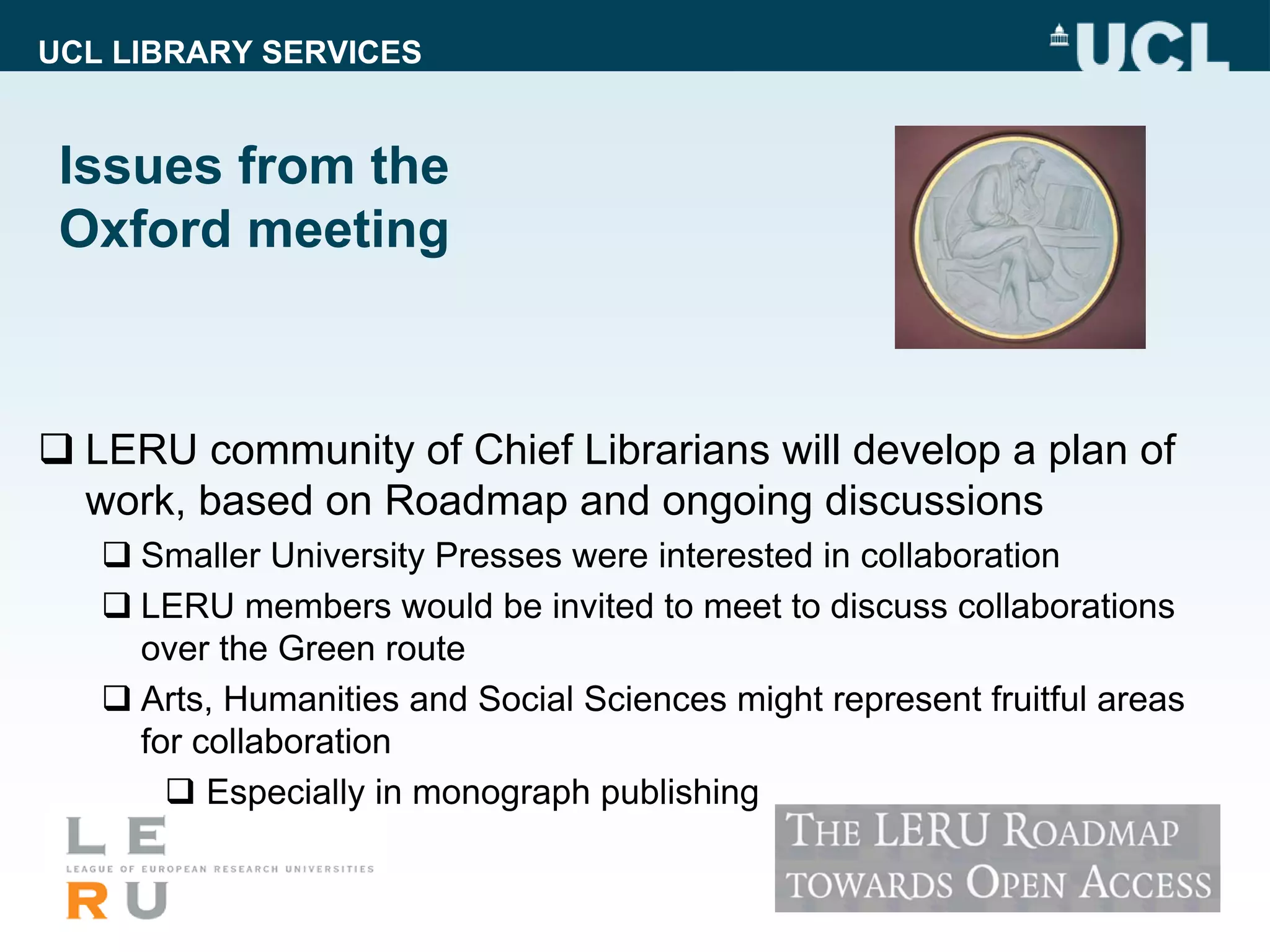 LERU roadmap towards open access | PPT