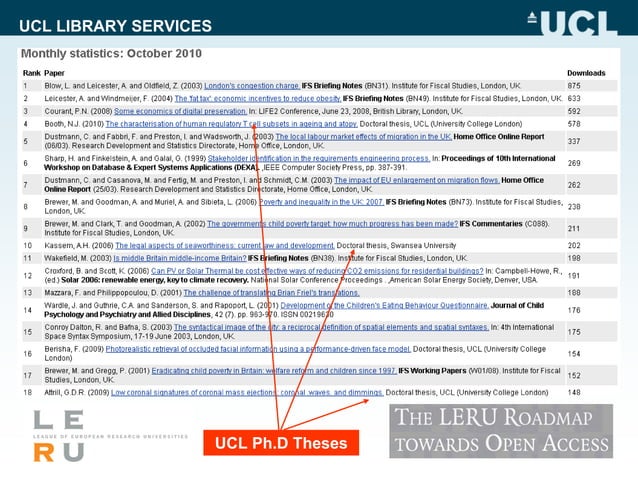 LERU roadmap towards open access | PPT