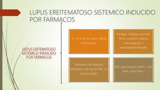 Lupus eritematosos sistemico: Manifestaciones clinicas, diagnostico ...
