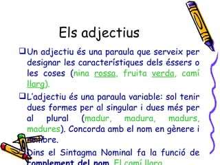 Les categories-gramaticals-1233586146755560-2 | PPT