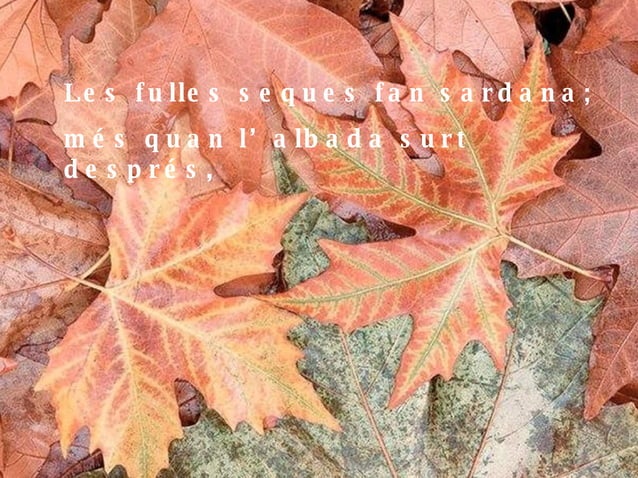 Les Fulles Seques | PPT