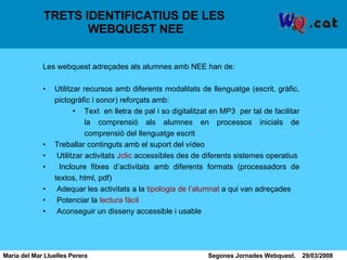 Les webquest a l'escola inclusiva | PPS