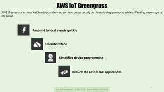 Les ZAperoTech #3 : présentation AWS IoT Greengrass | PPT