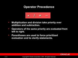 Writing Basic SQL SELECT Statements | PPT