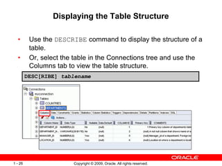 SQL, consultas rapidas y sencillas, oracle | PPT