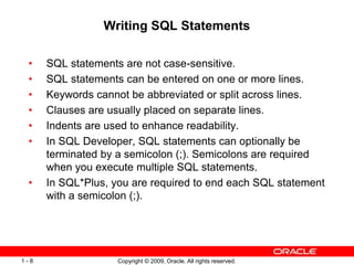 SQL, consultas rapidas y sencillas, oracle | PPT