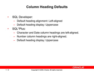 SQL, consultas rapidas y sencillas, oracle | PPT