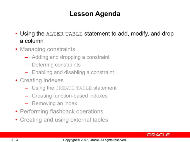 database management system lessonchapter | PPT