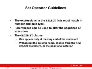 plsql Les07 | PPT