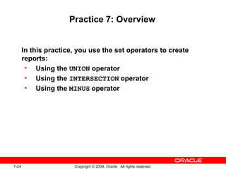 plsql Les07 | PPT