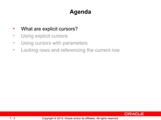 Cursores explicitos | PPT | Databases | Computer Software and Applications