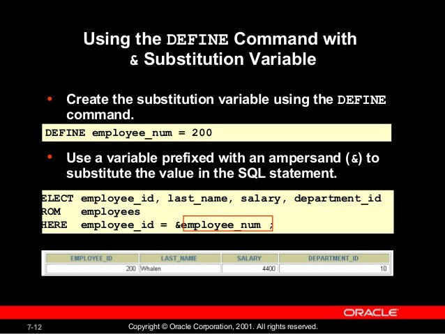 Producing Readable Output Vwith Isql Plus Oracle Data Base