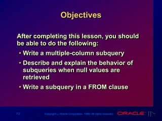 Les07[1]Multiple-Column Subqueries | PPT
