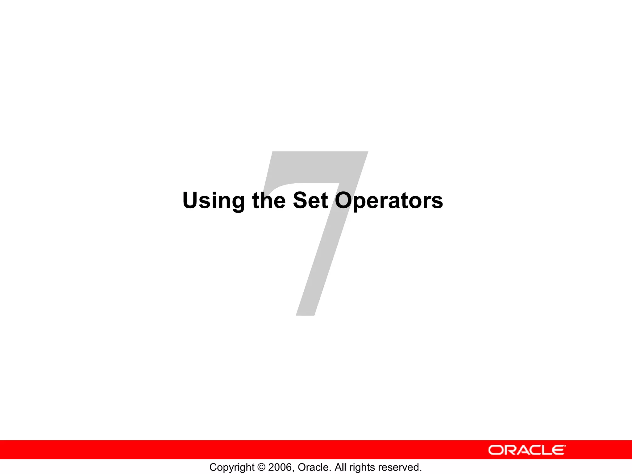 Les07 (using the set operators) | PPT