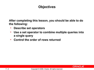 Les07 (using the set operators) | PPT