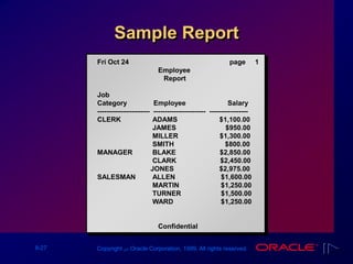 Les08[1] Producing Readable Output with SQL*Plus | PPT