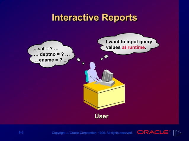 Les08 1 Producing Readable Output With Sqlplus Ppt
