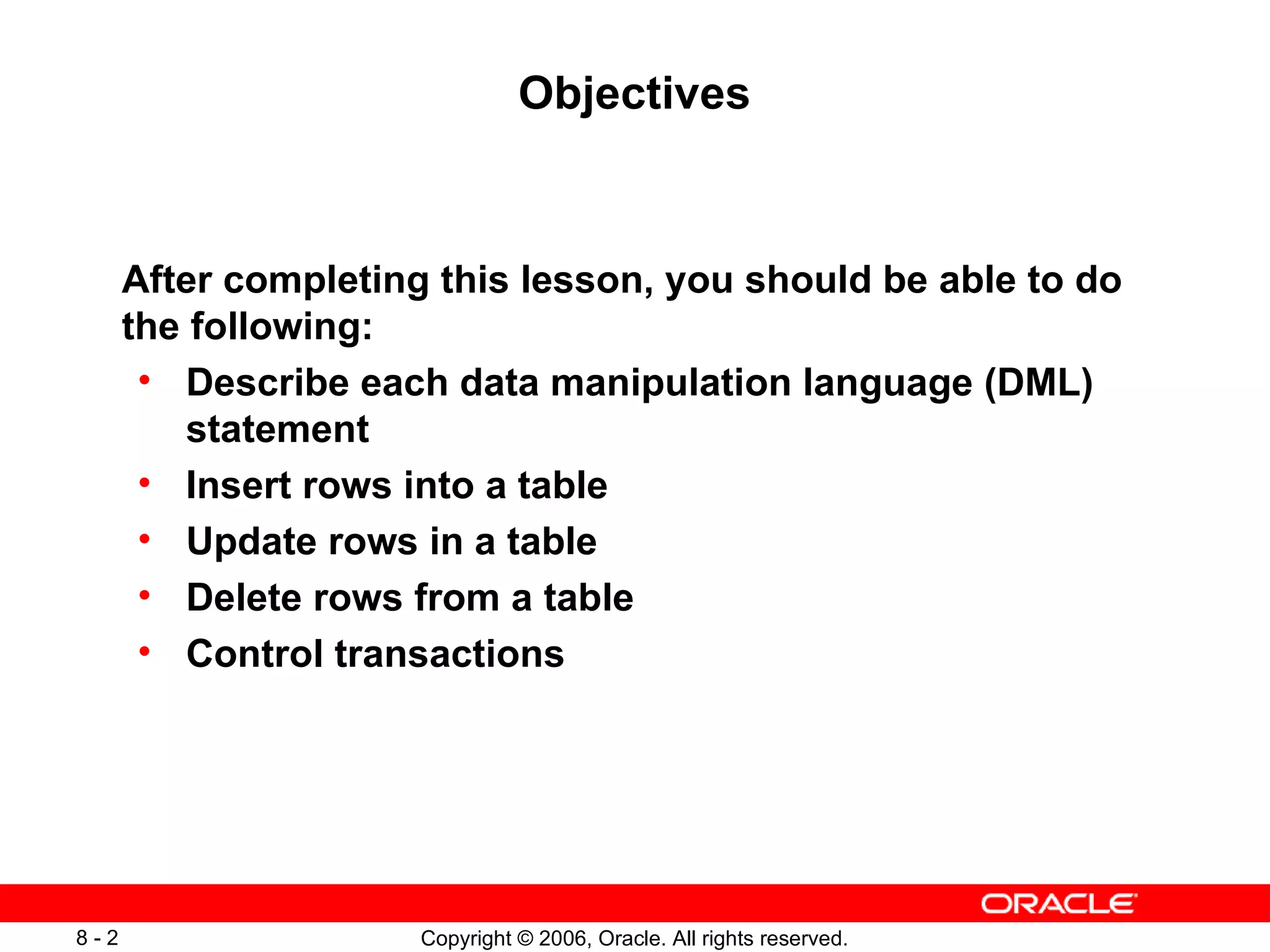 Les08 Manipulating Data Ppt