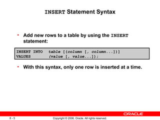 Les08 (manipulating data) | PPT