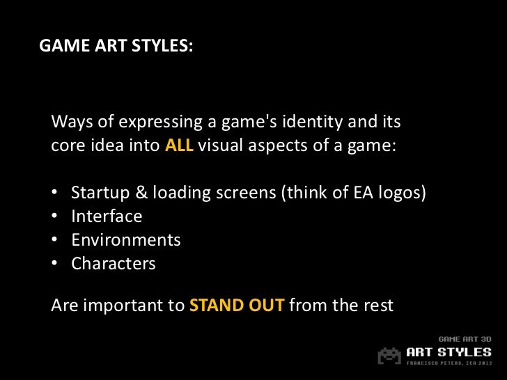 Game 3D - Art Styles