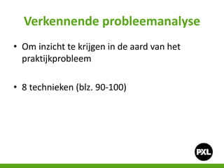 Les 1 - Praktijkonderzoek in de school | PPTX