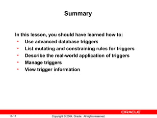plsql Lec11 | PPT | Databases | Computer Software and Applications