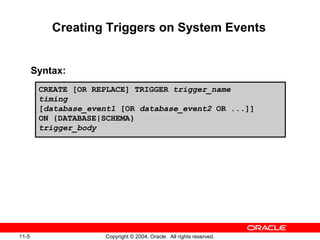 plsql Lec11 | PPT | Databases | Computer Software and Applications