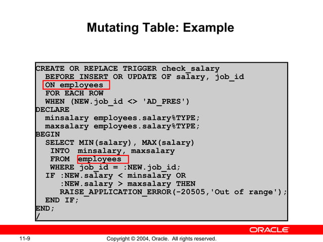 plsql Lec11 | PPT | Databases | Computer Software and Applications