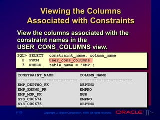 Les11[1]Including Constraints | PPT
