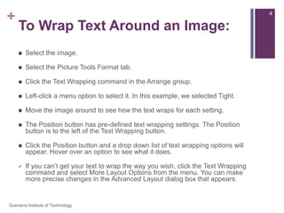 Les16 Working With Pictures | PPT