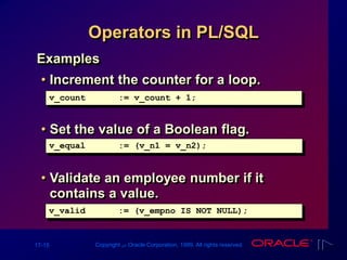 Les17[1] Writing Executable Statements | PPT