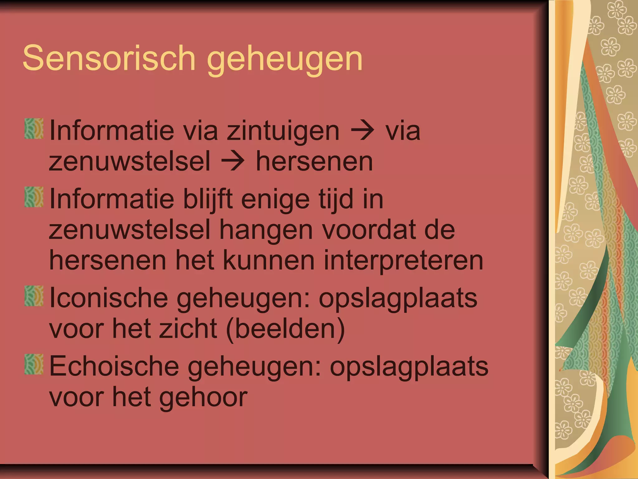 Les 1, het geheugen | PPT